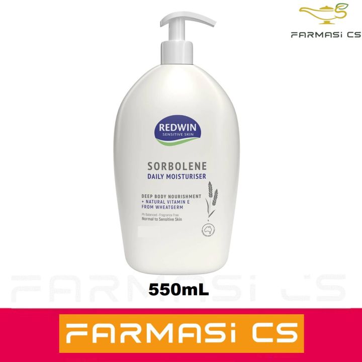 Redwin Sorbolene Moisturizer with Vitamin E 550ml [ Fragrance free ...