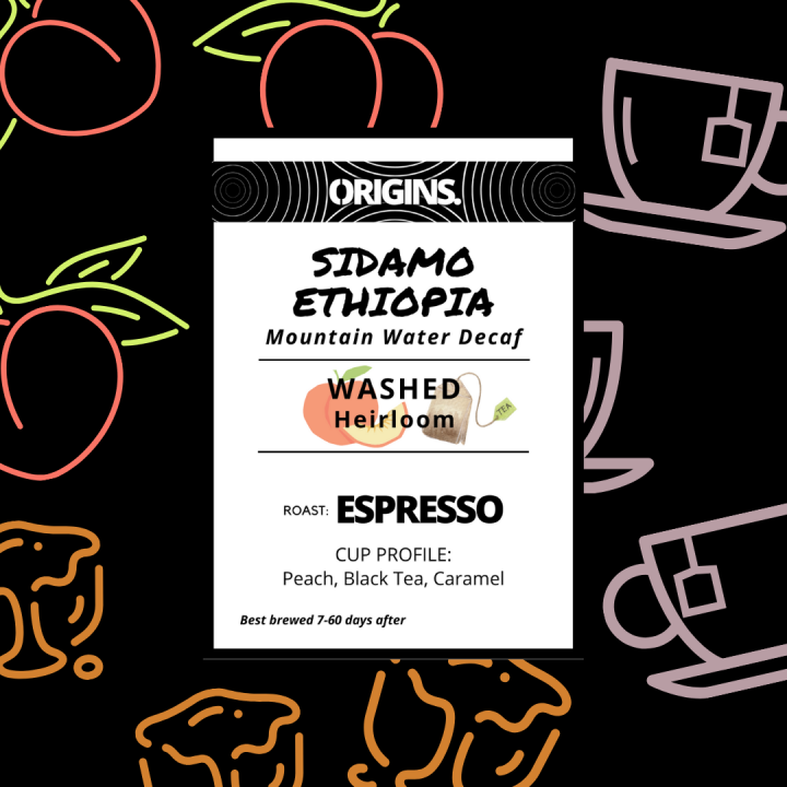 R/D: 6/21 Sidamo Ethiopia DECAF 200g Espresso Roasted Coffee (Whole Beans) - ORIGINS MNL | Lazada PH