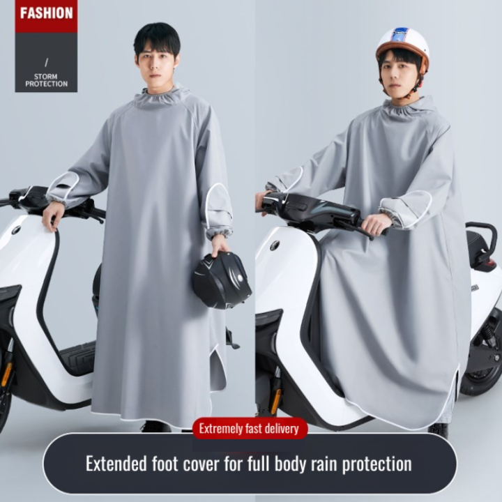 Raincoat Wearable Helmets Rain Poncho High Temperature Ventilation ...
