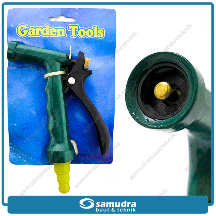 Semprotan Air Hijau Model Pistol Spray Gun Selang Hose Tanaman Taman ...