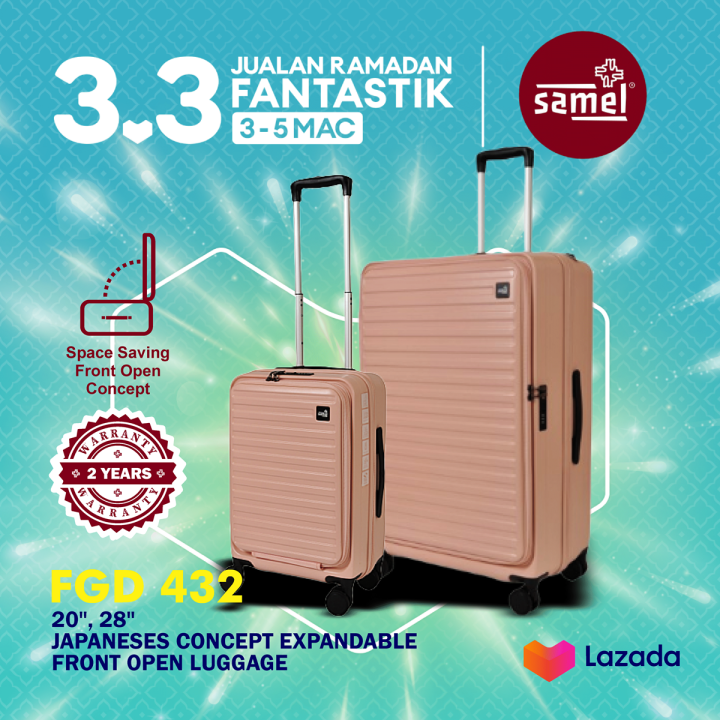 SAMEL 2-IN-1 SET FGD 432 JAPANESE CONCEPT EXPANDABLE ANTI-THEFT ZIPPER ...