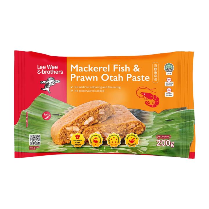 Lee Wee & Brothers Mackerel Prawn Otah Paste - Frozen | Lazada Singapore