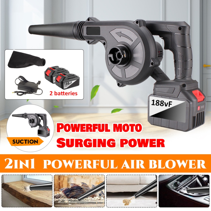 998VF 2-in-1 cordless portable blower Vacuum dan blower air blower ...