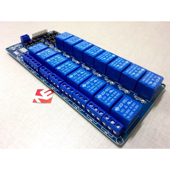 Relay Board 16 Channel Module 5V Optocoupler Isolation Arduino Raspberry Pi STM32 Microbit | Lazada