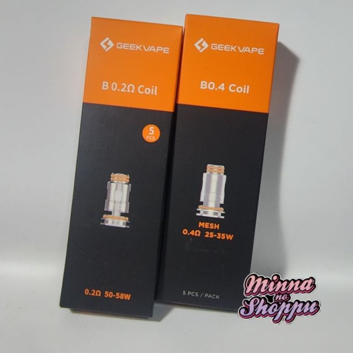 AEGIS BOOST COIL 0.4 0.2 0.6 0.3 MESH B series Boost Boost Plus Hero ...