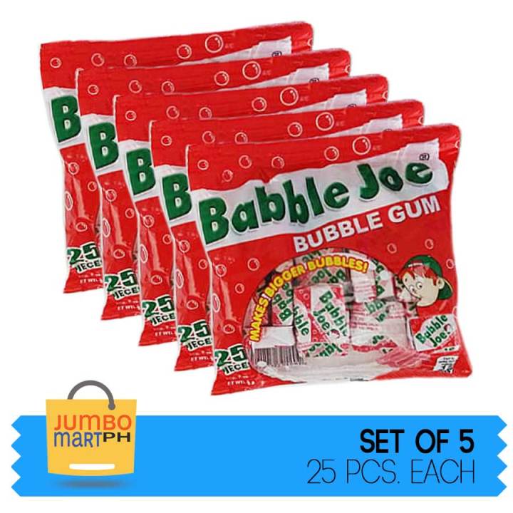 BABBLE JOE BUBBLE GUM 25 PCS. / SET OF 5 | Lazada PH