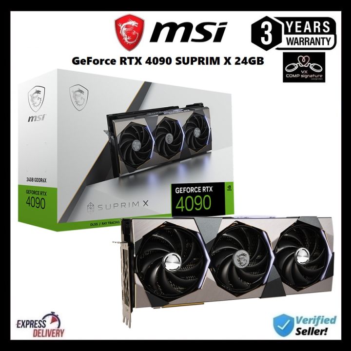 MSI GEFORCE RTX 4090 SUPRIM X 24GB GDDR6X RTX4090 24 GB | Lazada
