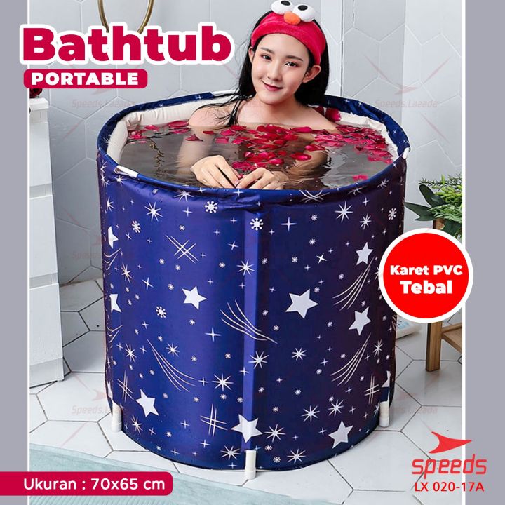 SPEEDS-Bak Mandi Lipat Folding Bathtub Portable Bathtub Lipat Tempat ...