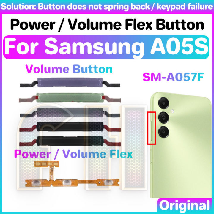 Power volume button flex For Samsung Galaxy A05S A057 a057f Side key ...