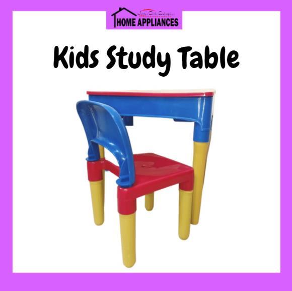 [IN STOCK] KIDS STUDY TABLE WITH 1 CHAIR / STUDY TABLE / LEARNING TABLE ...