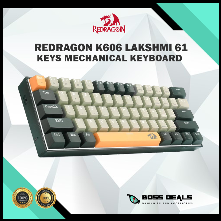 REDRAGON LAKSHMI K606 MECHANICAL GAMING KEYBOARD | Lazada PH