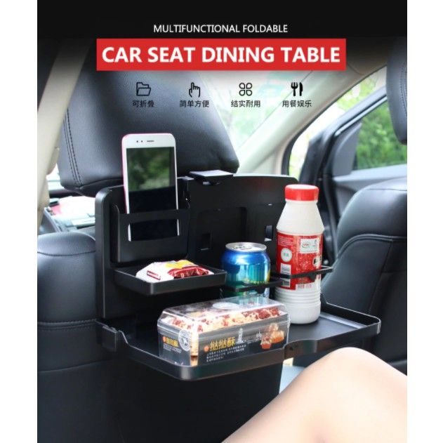 Folding Table Auto Car Back Seat Drink Food Cup Tray Holder Stand Car ...