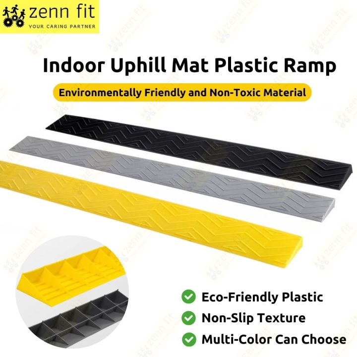 Indoor Uphill Mat Plastic Ramp Non-Slip Eco Friendly Plastic Wheelchair ...