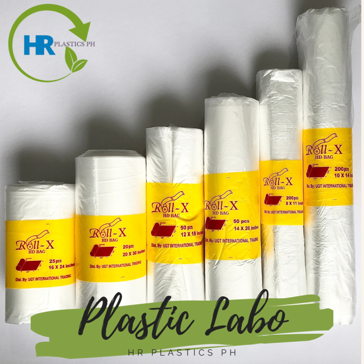 ROLL-X Plastic Labo Roll Multi-Purpose Plastic Bag for Fresh Produce ...