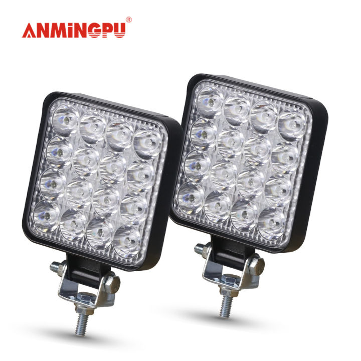 ANMINGPU Mini 42W 48Wโคมไฟสปอตไลท์LEDบาร์แท่งLED 12V 24VไฟLEDทำงาน ...