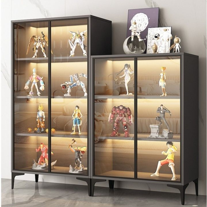Lego Display Cabinet Lightweight Luxury Glass Door Bookshelf Model Toys ...
