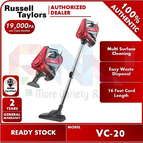 Russell Taylors 600W Handheld Cyclone Vacuum Cleaner VC-20 | Lazada