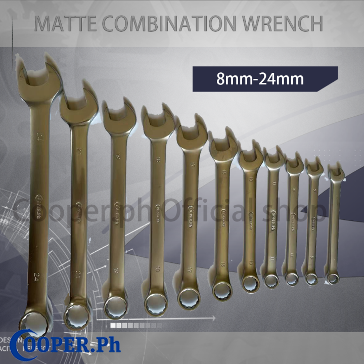 Cooper.ph CWM Matte Combination wrench 8mm-24mm | Lazada PH