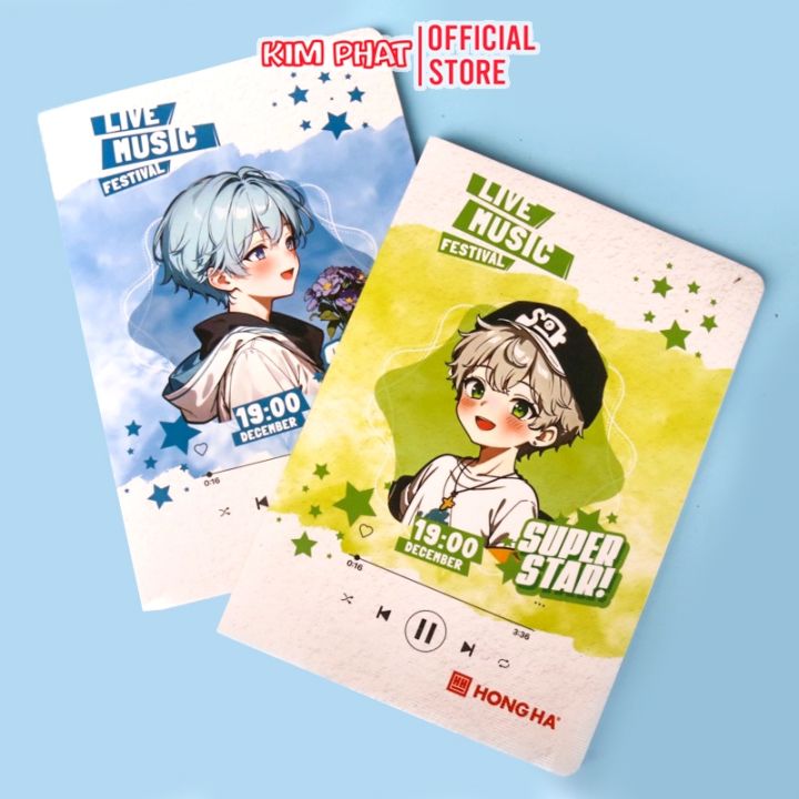 Vở Kẻ Ngang - Super Star - Hồng Hà - 72/80/120/200 Trang - 1693/1694 ...