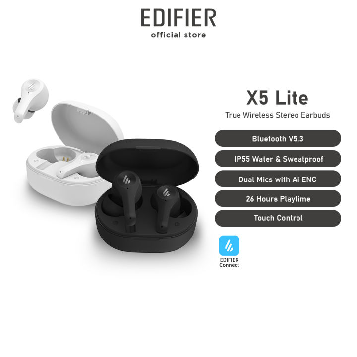 Edifier X5 Pro / X5 Lite Earbuds - Bluetooth V5.3 | Edifier Connect ...