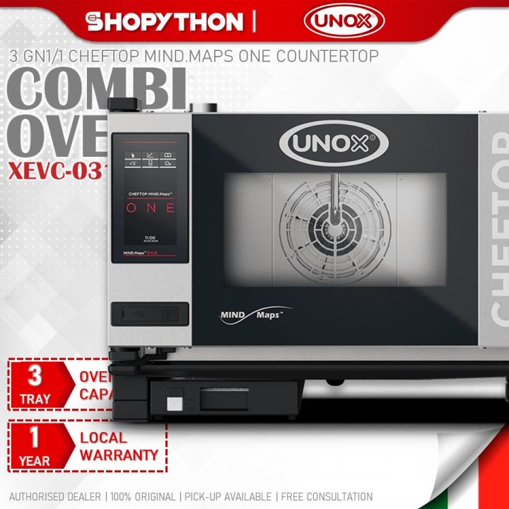 UNOX CHEFTOP MIND.MAPS 3 GN1/1 ONE Countertop XEVC-0311-M1RM (5000W ...