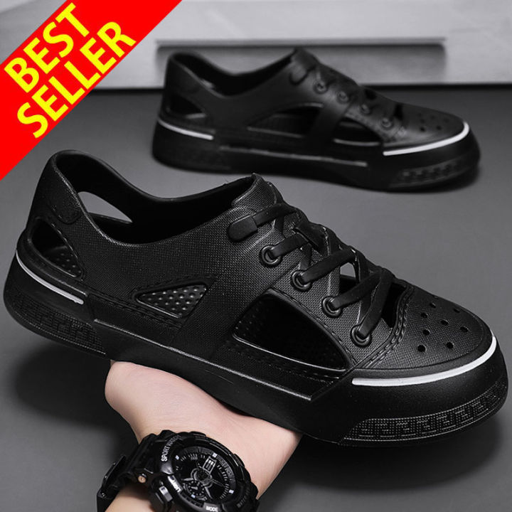 Ready Stock Summer Beach Shoes Outdoor Water Shoe Couples Sandals Men Hole Slippers Men Sandals ...