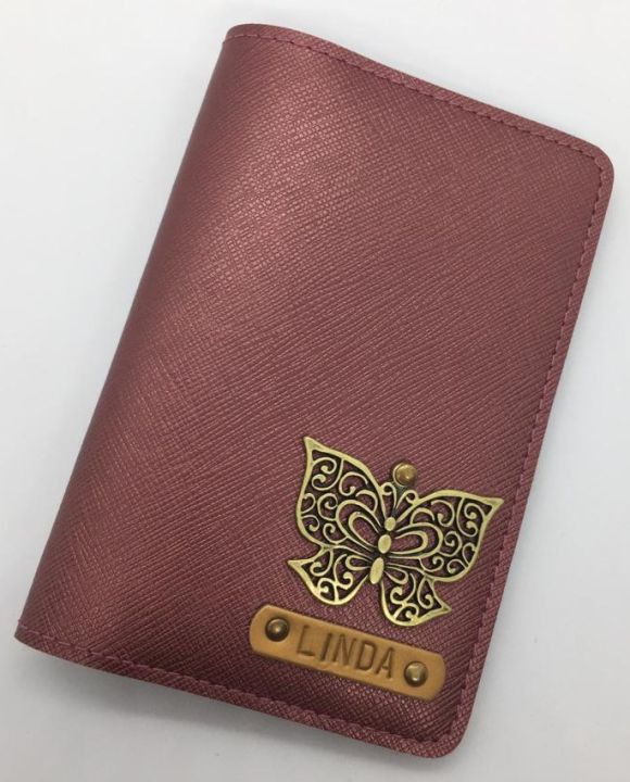 Custom Passport Cover Set With Your Own Name High Quality | Lazada