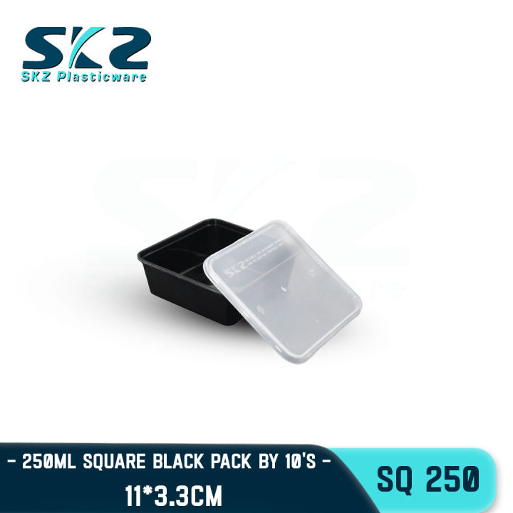 SKZ CLEAR SQUARE CONTAINER SERIES SQ250 ENVIRONMENTAL FRIENDLY FOOD ...