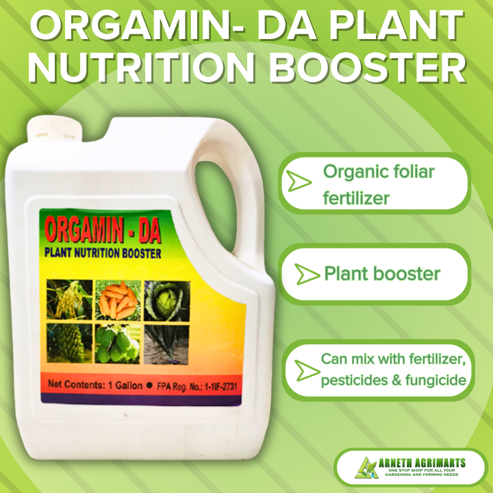 ORGAMIN DA ORGANIC FOLIAR FERTILIZER PLANT BOOSTER COMPLETE PLANT FOOD ...