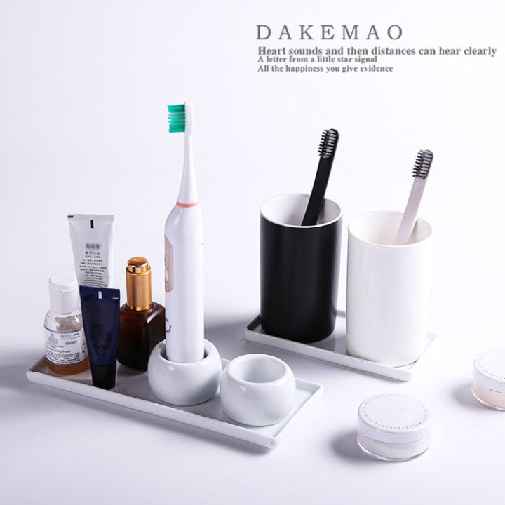 Washing Base Tooth-Cleaners Electric Holder Cup Couple Toothbrush ...