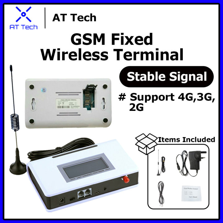 AT Tech GSM Fixed Wireless Terminal Router 850/900/1800/1900mhz with ...
