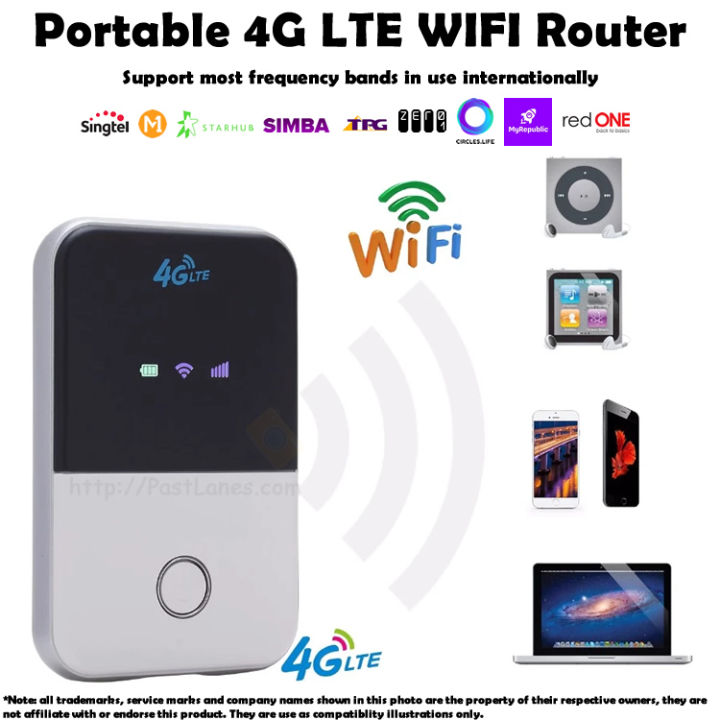 4G LTE SIM Card Portable Pocket Wifi Router Hotspot For International ...