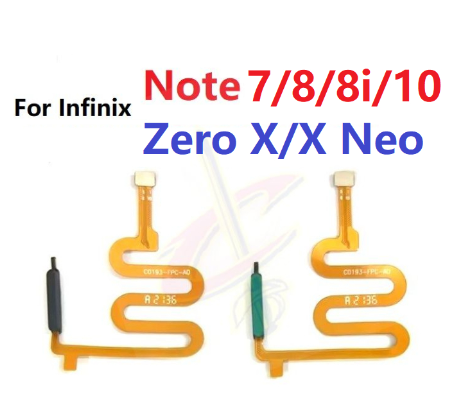 Finger print fingerprint sensor For Infinix Note 10 7 8 8i ZERO X NEO ...