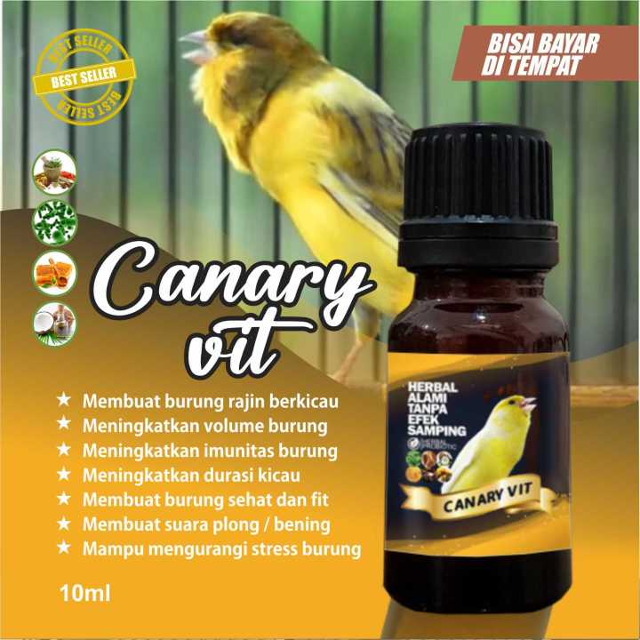 VITAMIN HERBAL DI FORMULASIKAN KHUSUS UNTUK KENARI LOMBA & HARIAN 10ml ...