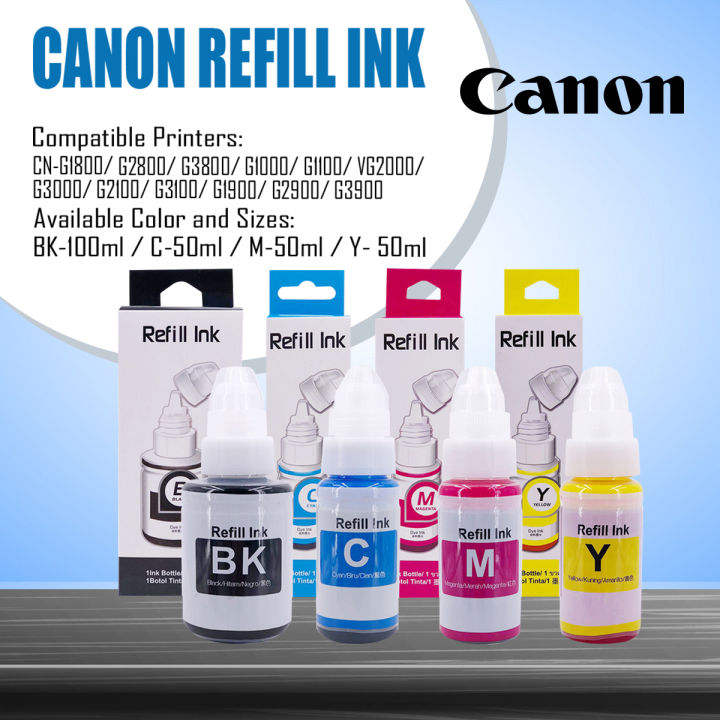Canon Refill Ink GC890 for Canon IP1200 IP2770 MP237 MP287 P200 70ml ...
