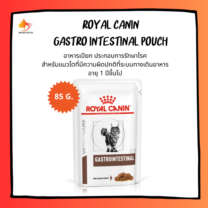 Royal Canin gastro intestinal Pouch โรยัล คานิน อาหารเปียกแมวโรยัลคานิน ...
