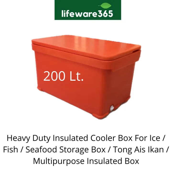200 Liter Heavy Duty Insulated Cooler Box For Ice / Fish / Seafood ...