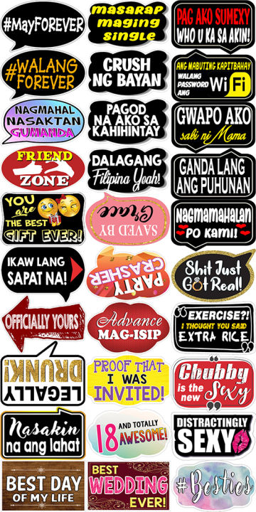 photobooth props callout 30pcs set | Lazada PH