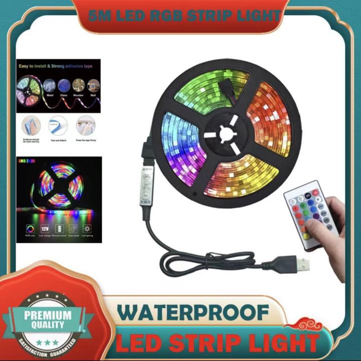 Best Quality 5m 10m RGB LED Strip 2835 DC 12V Light Ribbon Tape Roll ...
