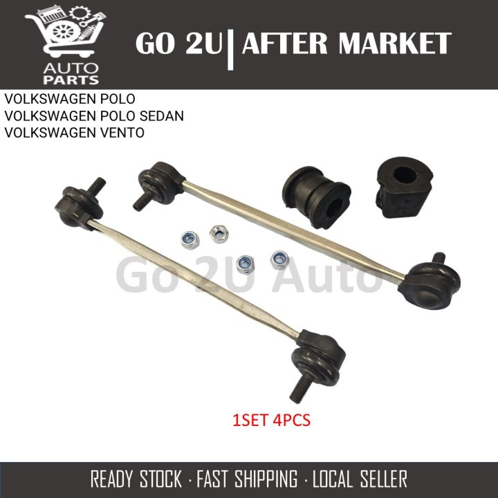 FRONT STABILIZER LINK AND BUSH 1SET 4PCS - VOLKSWAGEN POLO / POLO SEDAN ...