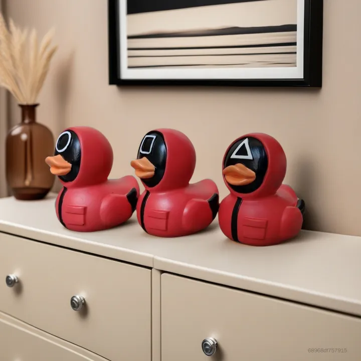 Squid Game Horror Duck Figurine Squid Game Theme Creepy Collectible for ...