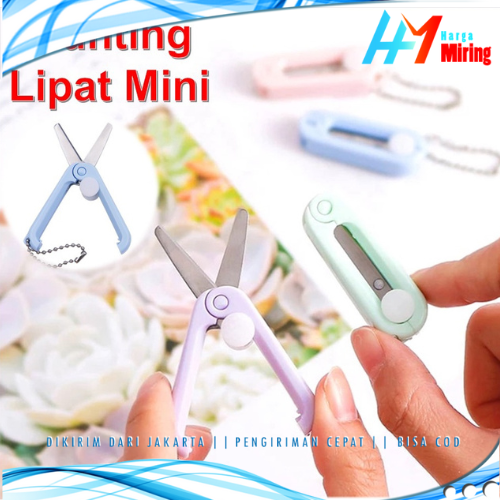 Gunting Lipat mini Portable tarik Gunting Stainless Steel Retractable ...