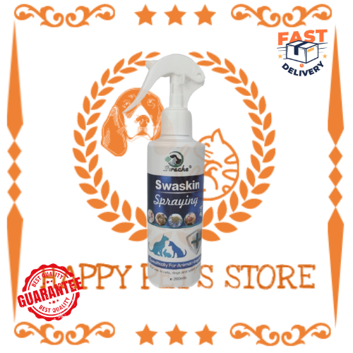 Swache Swaskin Spraying 200ml / Cats Dogs & Small Animals Skin Disease ...