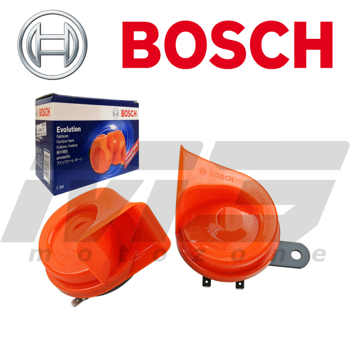 Original BOSCH Evolution Horn Set 12Volts 400/510HZ 105-118dB Fanfare ...