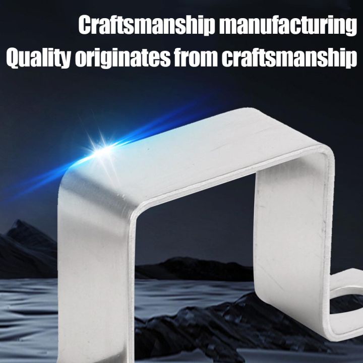 304 stainless steel square tube clip U-shaped pipe clamp pipe clamp ...