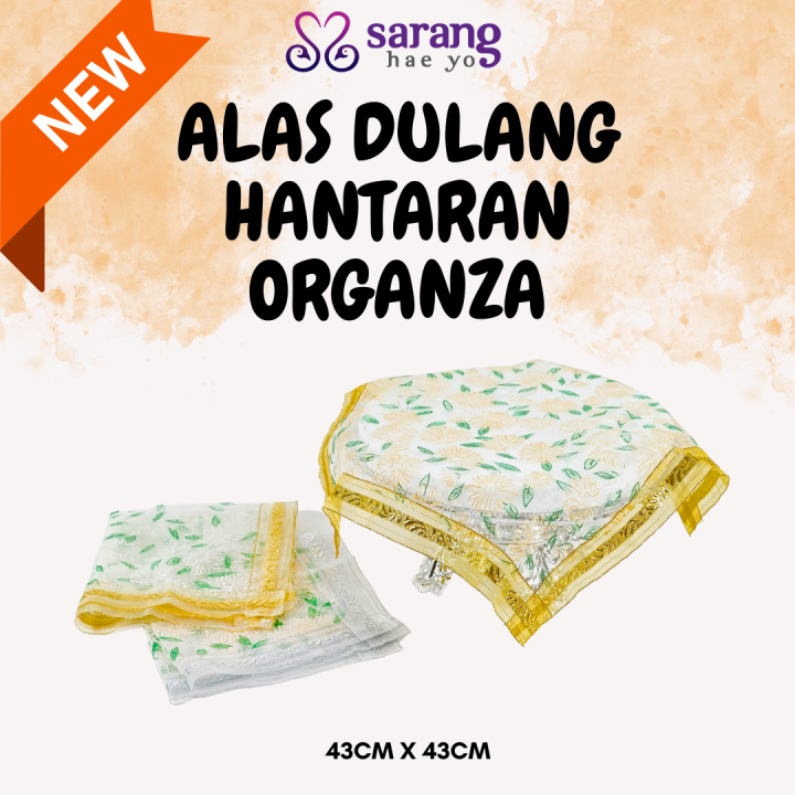 ⚡️SARANG HAE YO⚡️ Kain Dulang Hantaran Organza Alas Kain Dulang ...