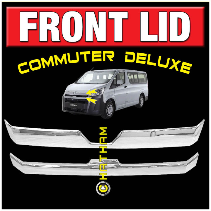Hiace Commuter Deluxe 2019 2020 2021 2022 Front Grill Lid Cover | Lazada PH