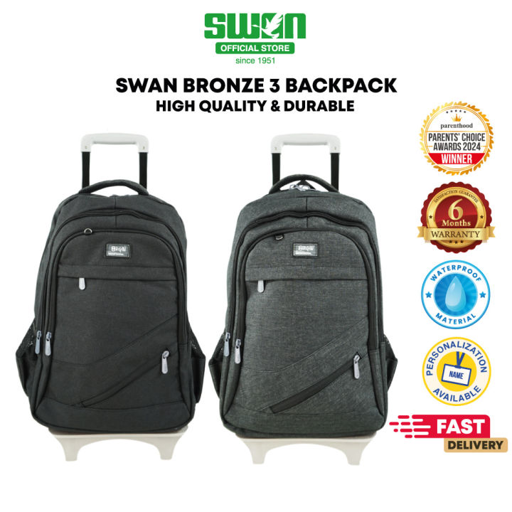 SWAN Bronze 3 Trolley School Bag Backpack | Lazada