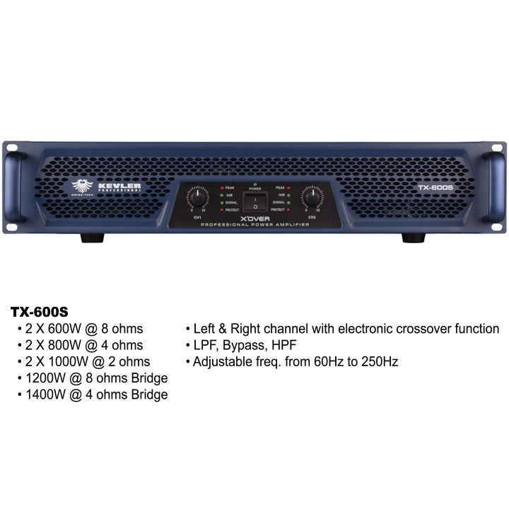 Kevler Professional TX-600S Power Amplifier | Lazada PH