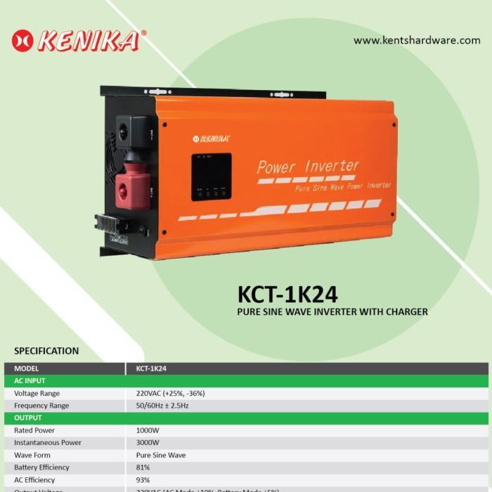 KENIKA SOLAR POWER INVERTER PURE SINE WAVE 1000W-24V DC [KCT-1K24 ...